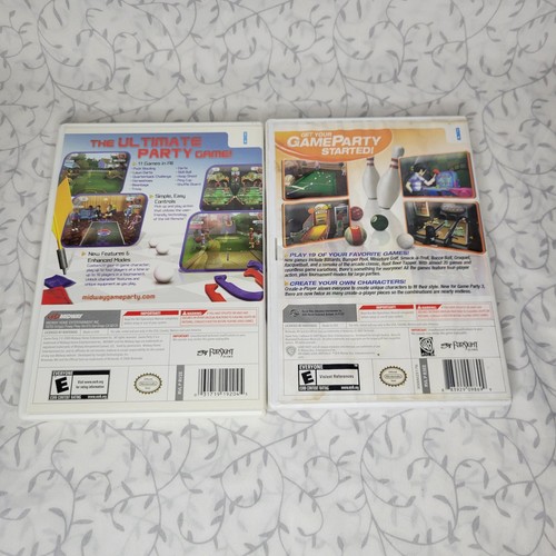 Game Party 2 and Game Party 3 Nintendo Wii Complete Minigame Classic 2 ...