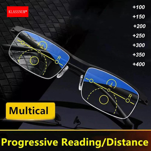 German Intelligent Color Progressive Auto Focus Reading Glasses See ...