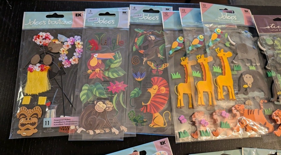 jolee's Boutique Scrapbooking stickers Dimensional Sticko EK Baby Grad ...