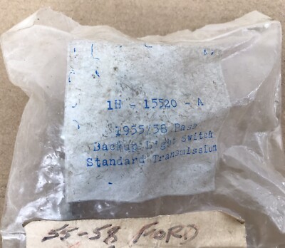 Vintage NOS 1955-58 FORD Backup Light Switch 1H-15520-A | eBay
