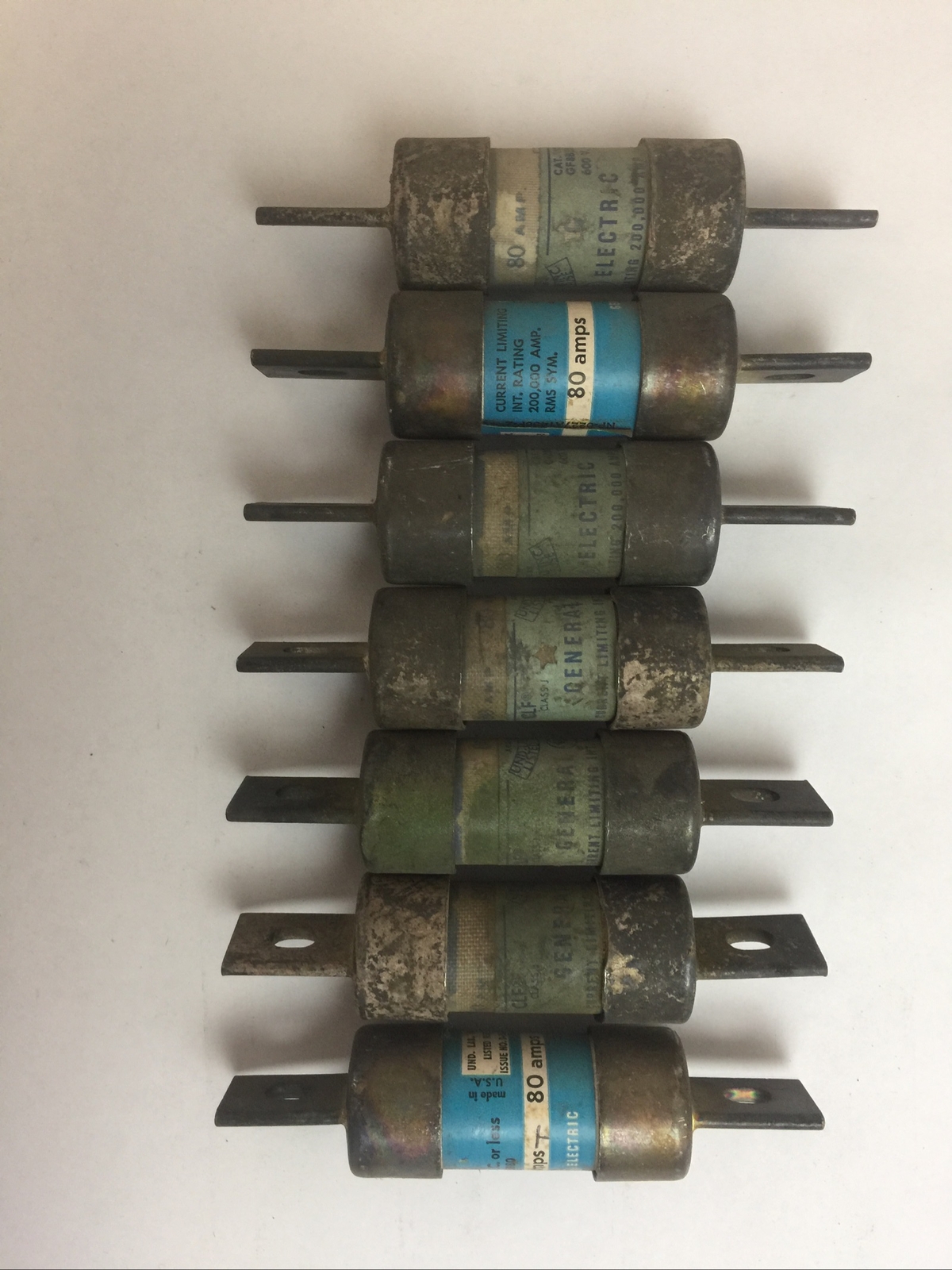 GE GF8B80 CLF FUSE CLASS J 80AMP 600VAC (LOT OF 7) | eBay