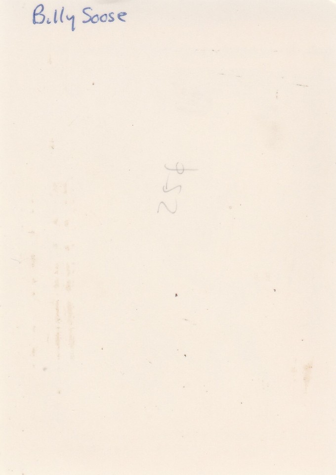 BILLY SOOSE BOXING HOFer AUTOGRAPHED PHOTO | eBay