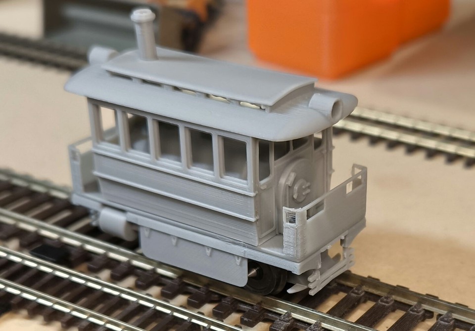 0-4-0ST Baldwin Steam Tram shell kit, NSW Sydney, HOn30/HOe/HO2.5 scale ...