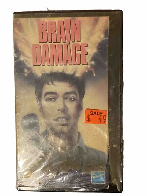 Brain Damage VHS Frank Henenlotter RARE 80s Cult Body Horror Creature ...