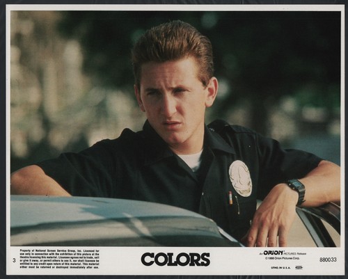 SEAN PENN POLICEMAN LAPD POLICE WATCH Colors ‘88 | eBay