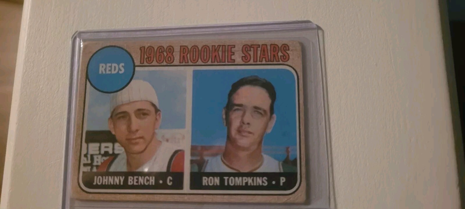 1968 Topps Baseball Johnny Bench Rookie Stars Card #247 Reds HOF Legend ...