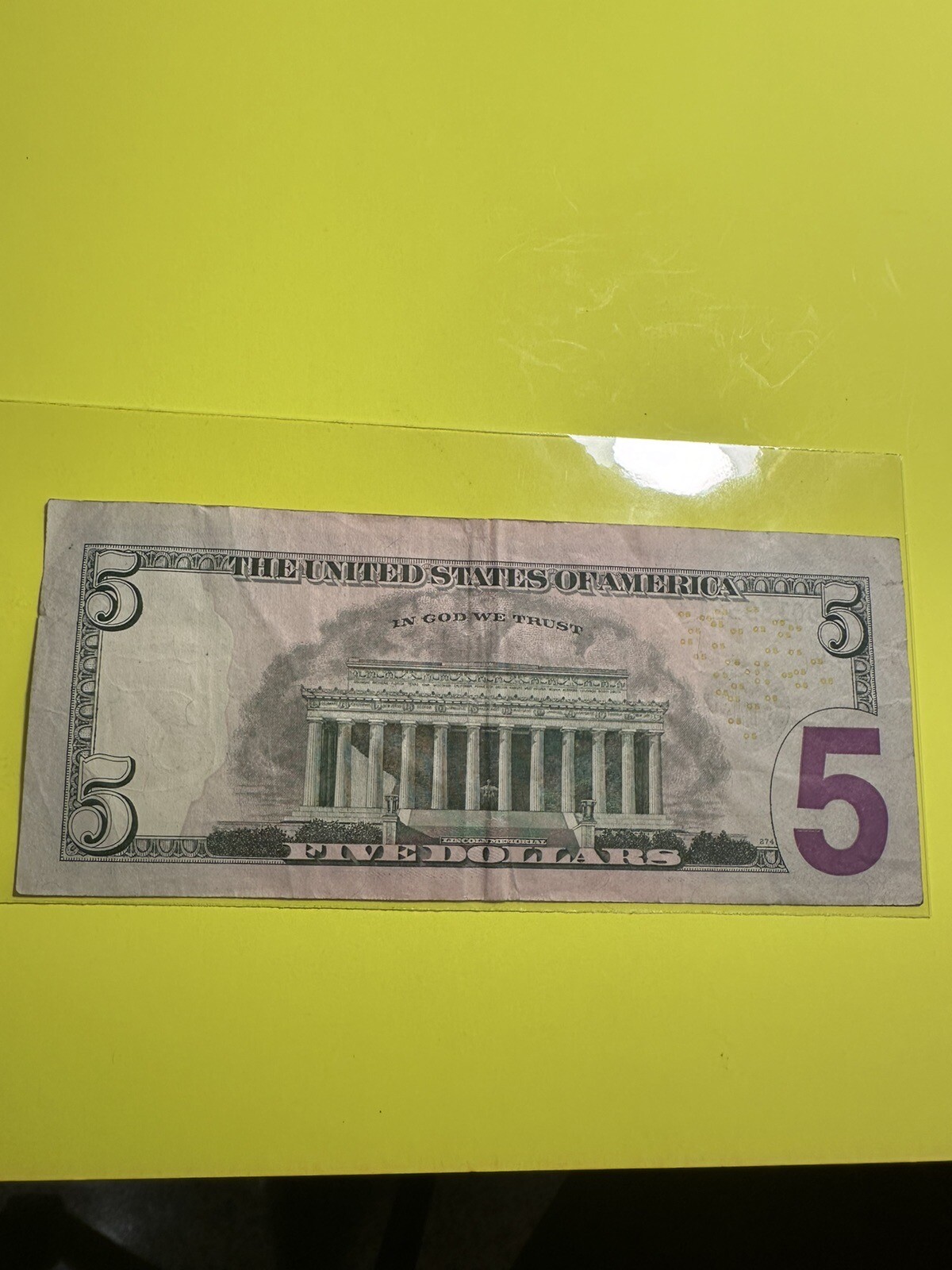 RARE! ☆$5 Dollar Bill ☆STAR☆ NOTE 2013 Series # MD 00189521 | eBay