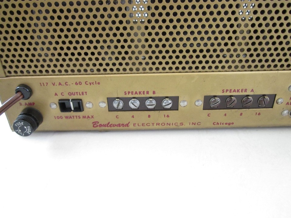 VINTAGE BOULEVARD 11T24S 24 WATT STEREO TUBE AMPLIFIER | eBay