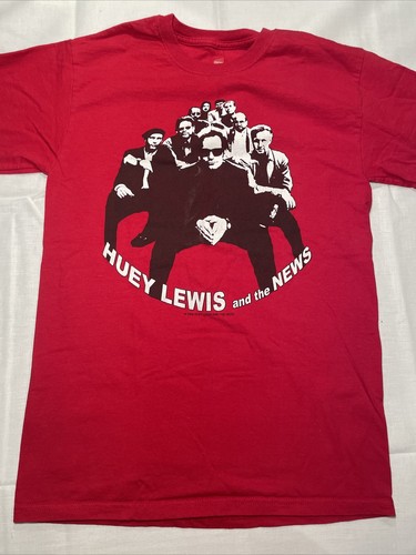 2009 Heuy Lewis And The News Hanes Red Graphic Tee Size Small | eBay
