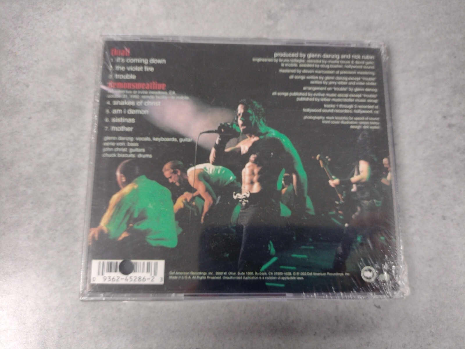 Thrall%3A+Demonsweatlive+by+Danzig+%28CD%2C+2002%29 for sale online | eBay