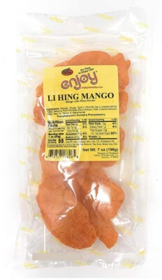 Enjoy Hawaii Li Hing Mango – Sweet & Tangy Dried Fruit Snack, 7 oz Bag ...
