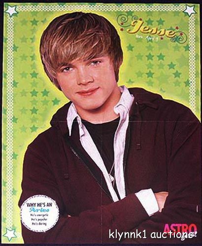 Jesse McCartney Poster Centerfold 120A Billie Joe on the back | eBay