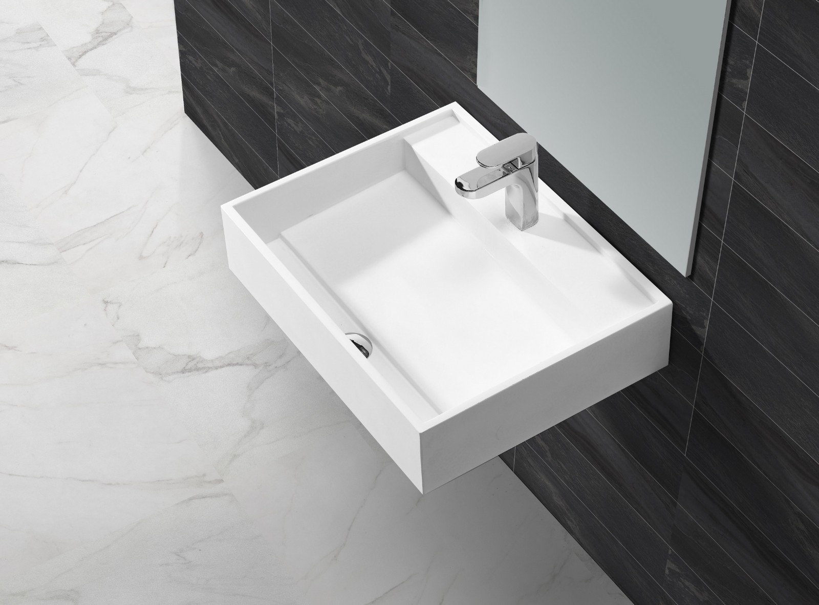 WALL MOUNT WASH-PLANE STONE BASIN - VANITY TOP-WASH PLANE WALL HUNG ...