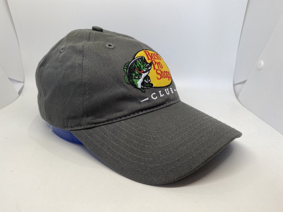 Bass Pro Shops Club Cap Hat Adult Adjustable Gray 100%Cotton | eBay