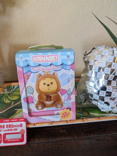 US SELLER **Miniso Winnie The Pooh Plush Keychain Blind Box NEW ...