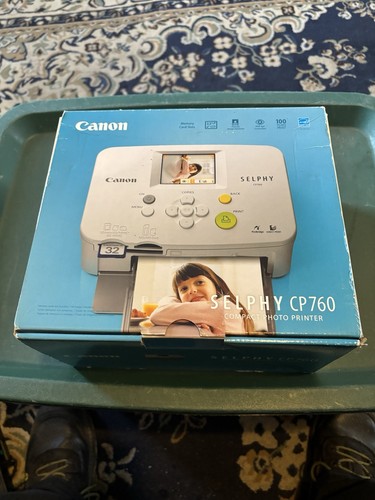 Canon Selphy CP760 Compact Photo Printer with Photo Paper | eBay
