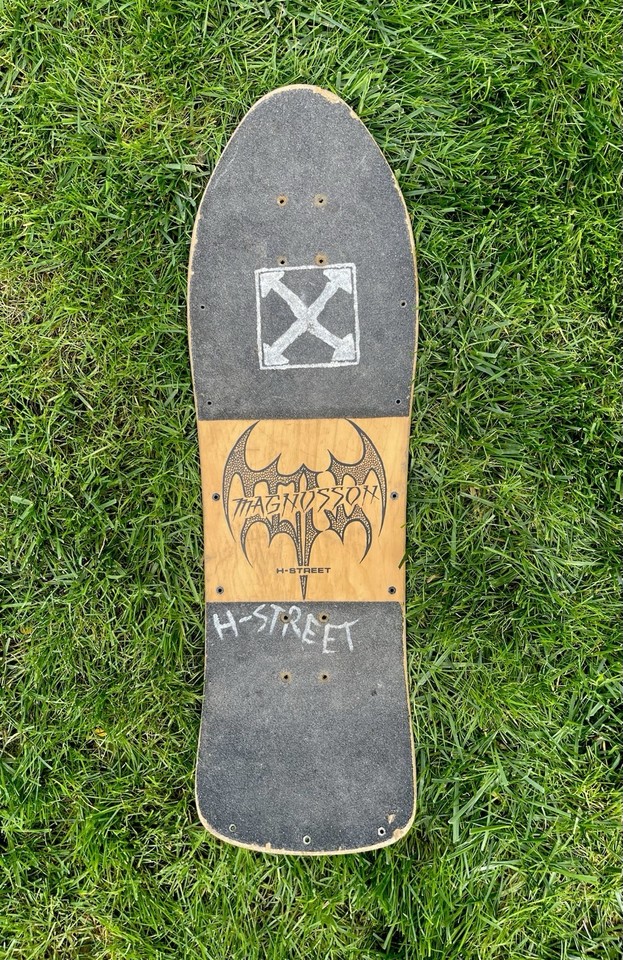 Vintage Tony Magnusson H-Street Skateboard Deck Tony Hawk Mike McGill ...