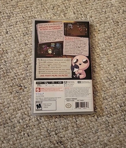 The Binding of Isaac: Afterbirth + Nintendo Switch Game In Case | eBay