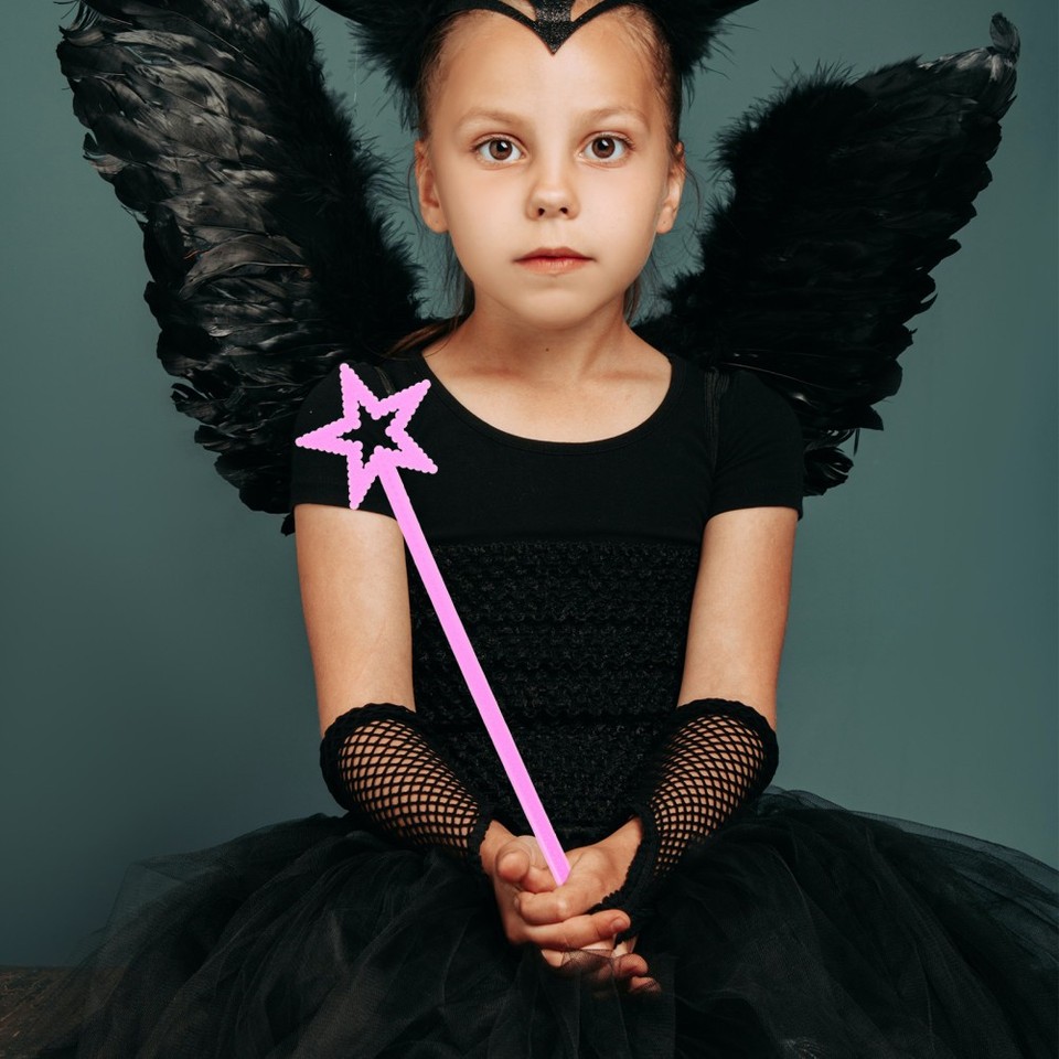 6 Pcs Sparkly Wand Glitter Princess Pack Girls Fairy Sticks Children's ...