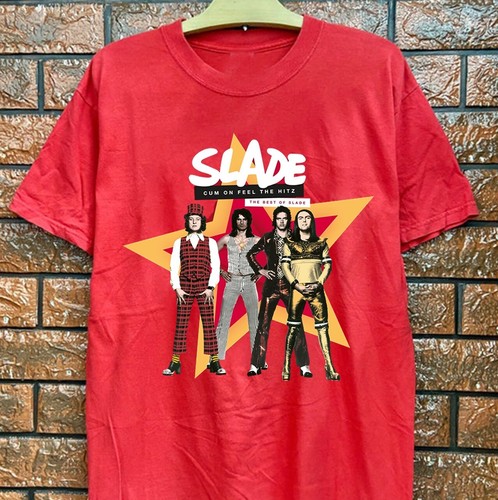 New Rare Slade Band Shirt Tour Collection Singer Black All Size Shirt ...