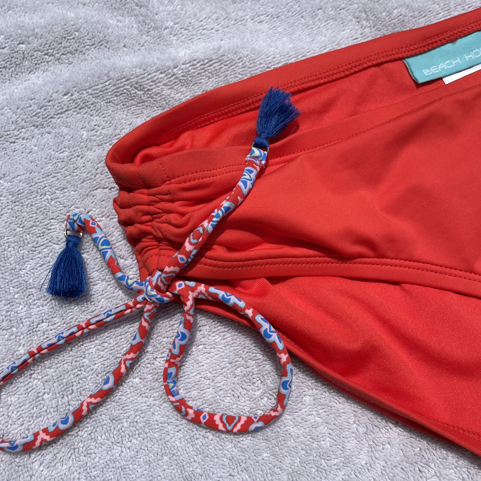 Beach House side tie Rouched bikini bottoms NWT size 10 | eBay