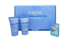 3pc Set Versace Man Eau Fraiche EDT Mini Cologne After Shave Balm ...