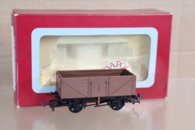 DAPOL A3 UNPAINTED BR BROWN 7 PLANK OPEN COAL WAGON MINT BOXED ol ...