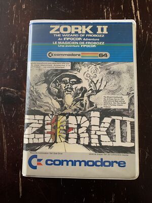 Zork II For Commodore 64 Game Disk French & English Version Clamshell ...