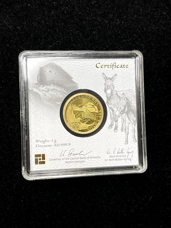 2023 Armenia .9999 Fine Gold (1 gram) 100 Dram | eBay