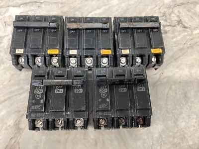 GE THQB 20 Amp 3 Pole Bolt-on Circuit Breaker 120/240 Volt | eBay