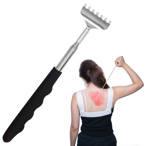 Stainless Steel With Wide Head Strong Back Scratcher Stick Portable ...