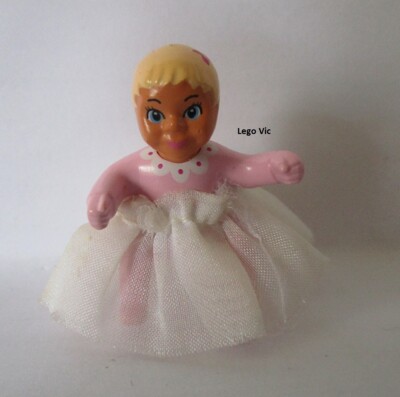 Lego belvbaby02a Belville Figure Baby Pink Bébé Skirt Jupe du 5836 A21 ...