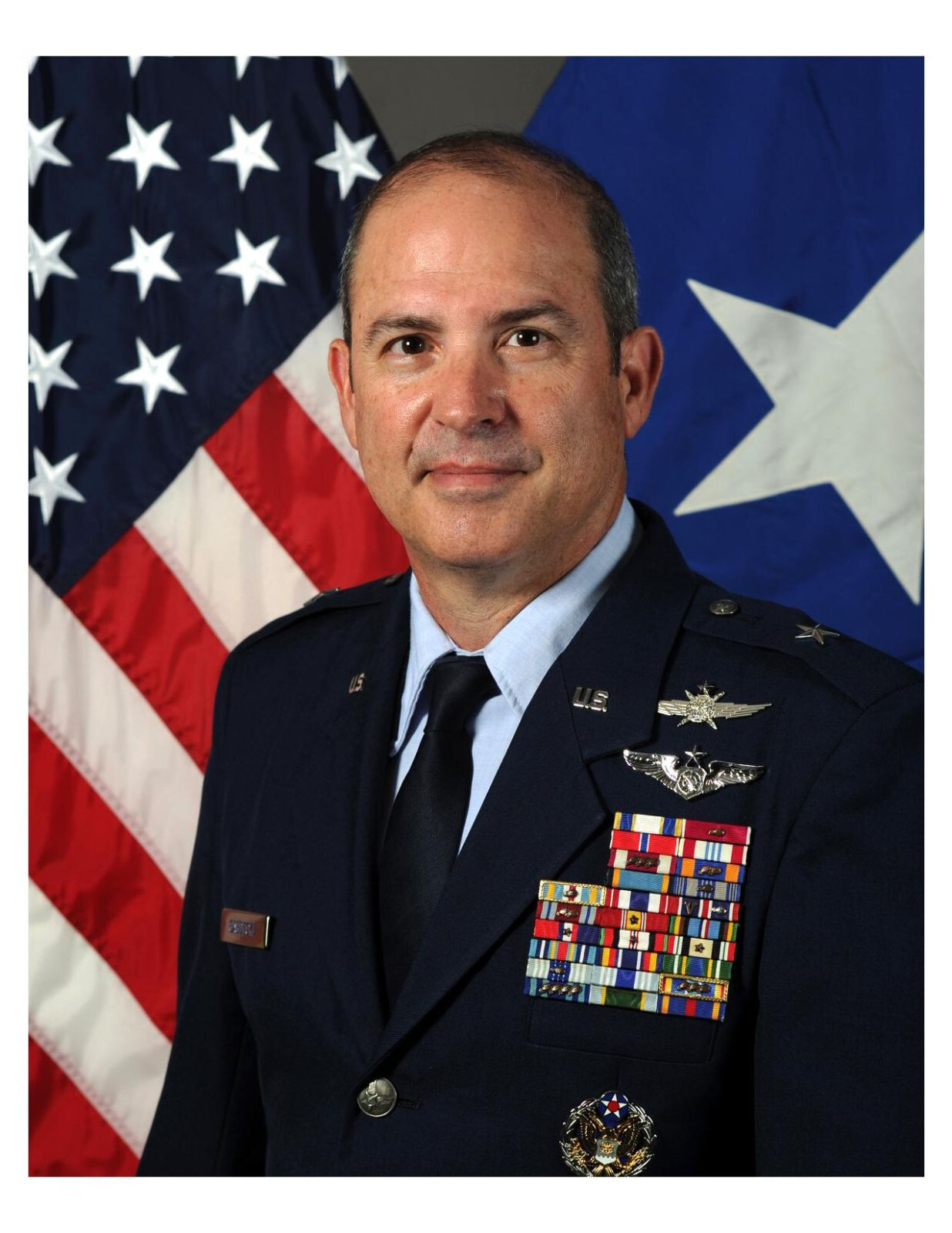 Unites States Air Force General David M. Gaedecke 8x10 Photo #2 On 8.5 ...