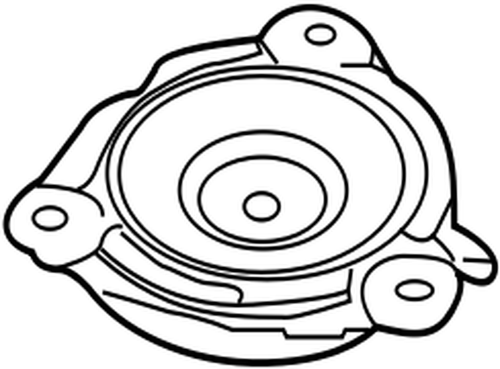 54320-3JA0A Nissan Insulator assy-strut mounting 543203JA0A, New ...