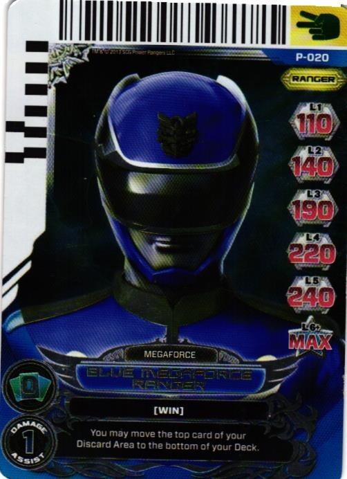 Power Rangers Megaforce Morpher Cards