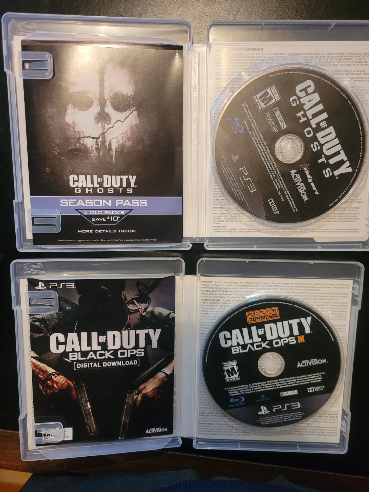 REDUCED-PS3 Call Of Duty Bundle (2)- Black Ops III & Call Of Duty ...