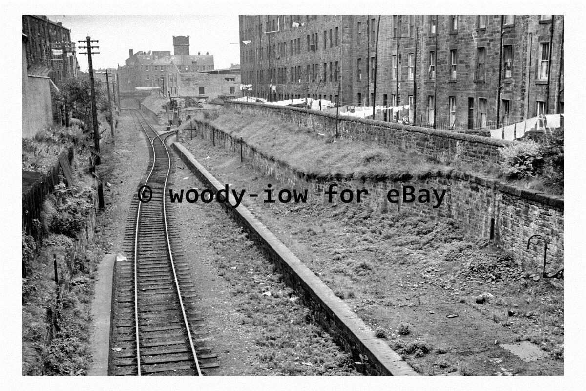bb0454 - Bonnington Railway Station remains - Scotland in 1962 - print ...
