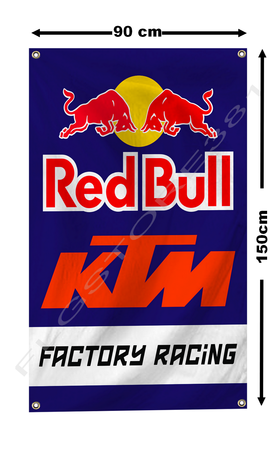 KTM Racing Flag Banner 3X5Ft Redbull Motorcycle Vertical Flag Wall ...