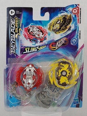 2021 Beyblade Burst Surge Leopard L4 Master Kerbeus K5 Slingshock Hyper ...
