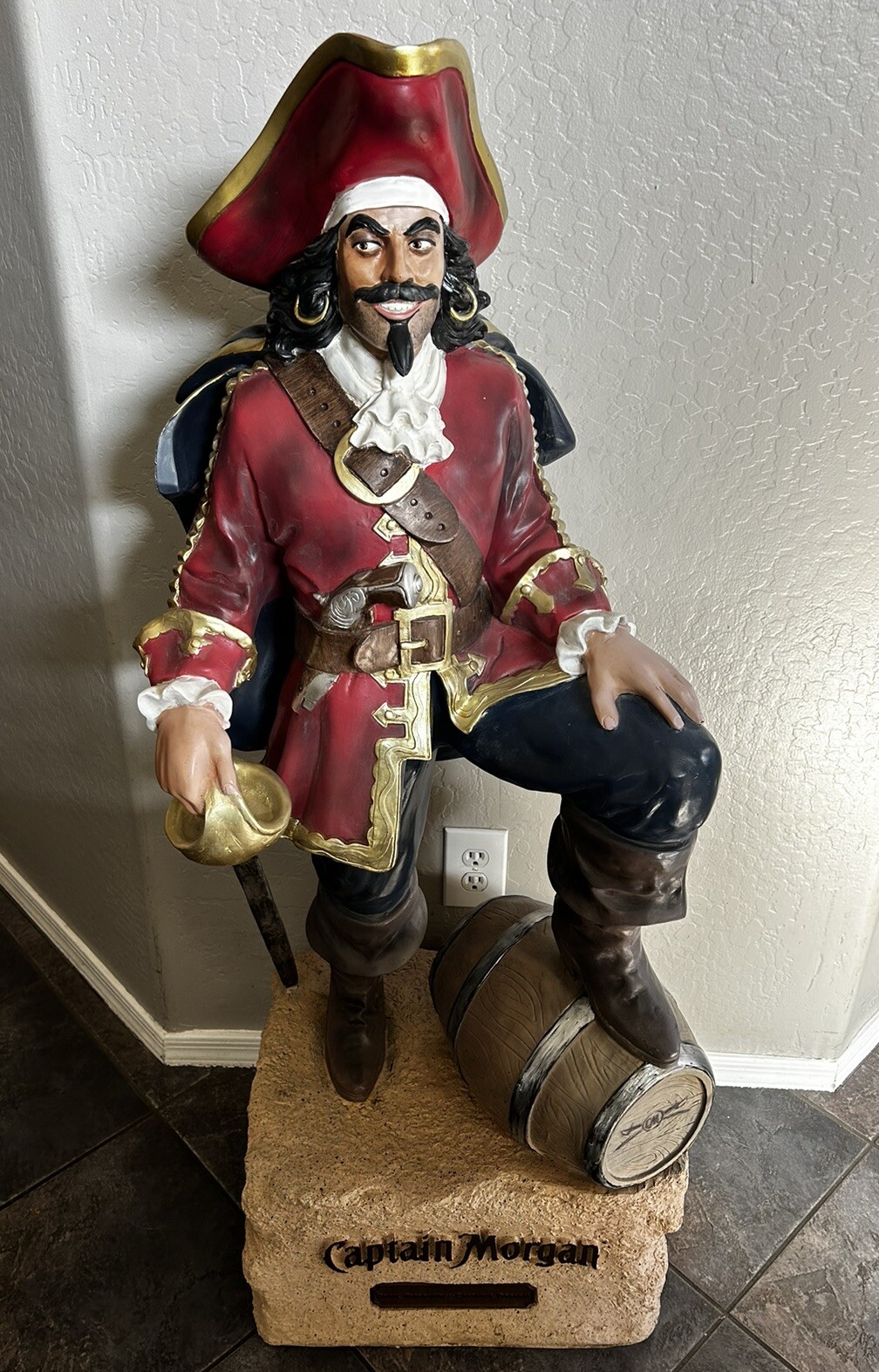 Rare 4ft Captain Morgan Statue Store/ Bar Advertising Display | eBay