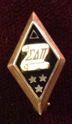 Vintage 10K Yellow Gold and Enamel Pin for Sigma Delta Pi | eBay