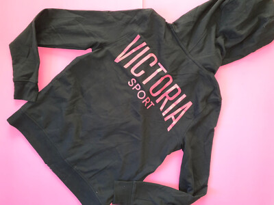 Victoria's Secret VSX TRACKSUIT S,M,L HOODIE Black pink VICTORIA SPORT ...