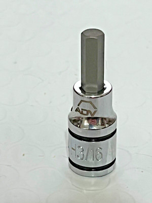 NEW Matco Tools 3/16" ADV AXY6VA H-3/16" SAE Hex Bit Socket Driver 1/4 ...