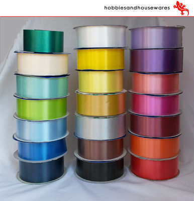 Colour SAMPLES ONLY of florist poly ribbon for Handmade Luxury Bows ...