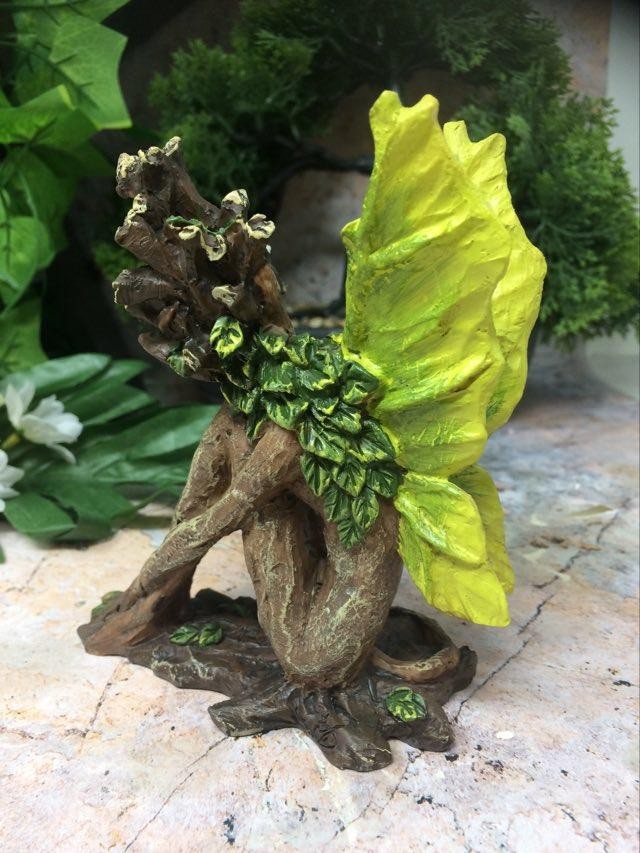 Mythical Forest Sprite Garden Ornament Figurine Fantasy Art Pixie Elf ...