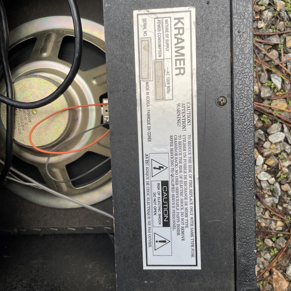 Kramer Amp KA22R AC 120v 60Hz With Cord Serial Number 950603389 | eBay