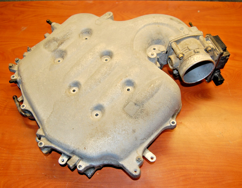 03-06 NISSAN 350Z 03-07 G35 VQ35DE INTAKE MANIFOLD PLENUM THROTTLE BODY ...