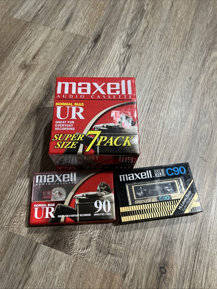 Maxwell Audio Cassette Tapes 7 Pack 2 Plus More | eBay