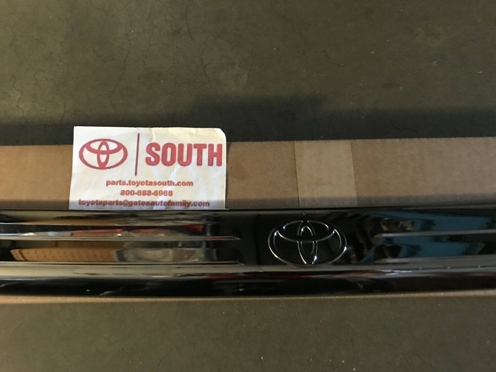 2020-2023 Highlander Rear Bumper Protector Chrome OEM Toyota PT924 ...