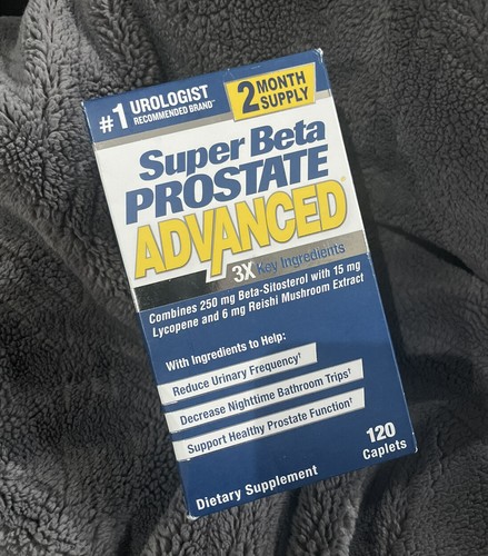 Super Beta Prostate Advanced Male Supplement with Beta-Sitosterol, 120 ...